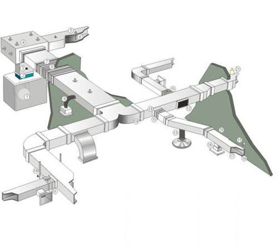 Composites Duct System - Buy Composites Duct System, Phenolic Air Duct ...